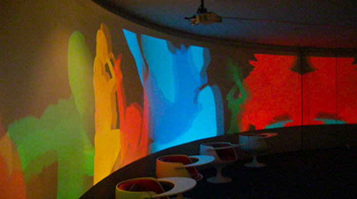 Barrisol Curved Projection Wall - Barrisol Welch