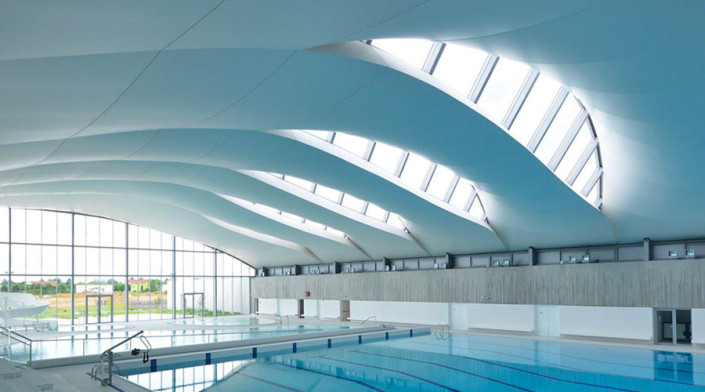 Barrisol-Swimming-Pool-Ceiling-Installation - Barrisol Welch